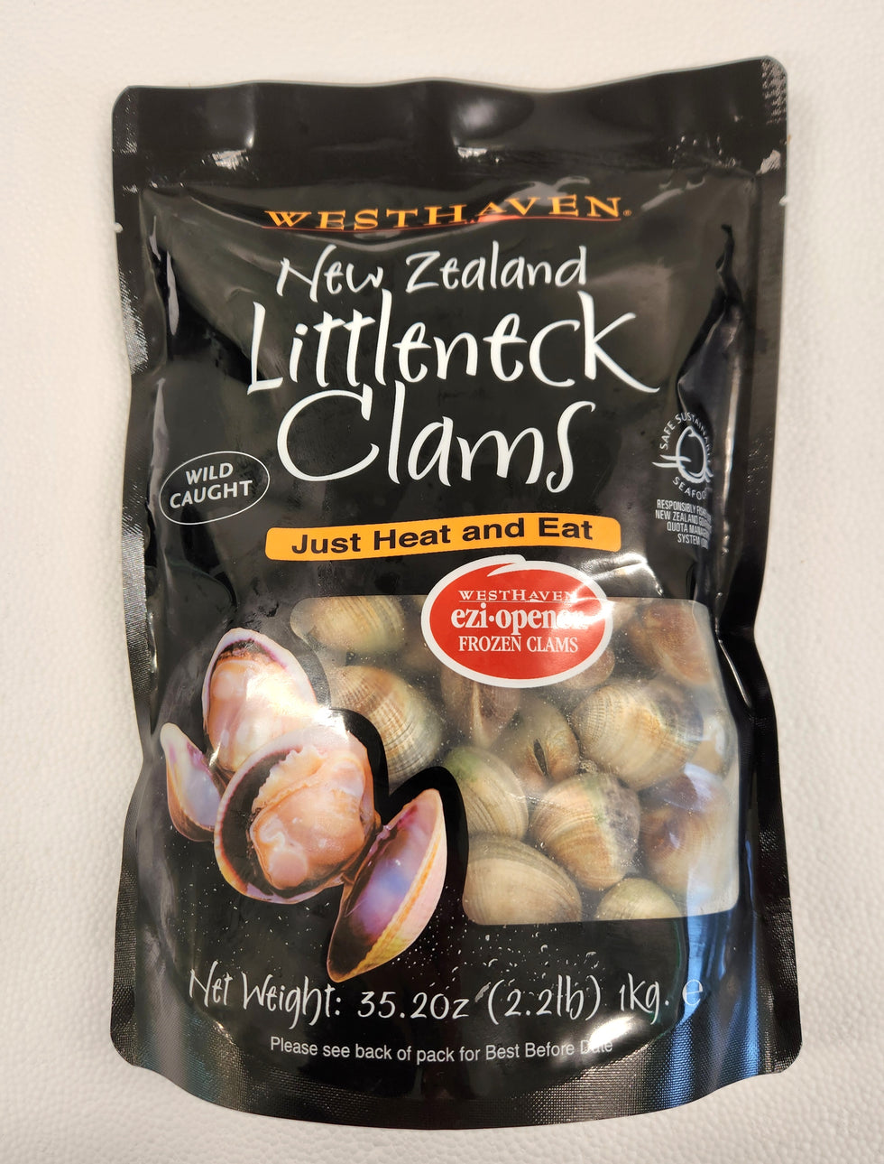 New Zealand Littleneck Clams 1kg – Better Choice Fisheries