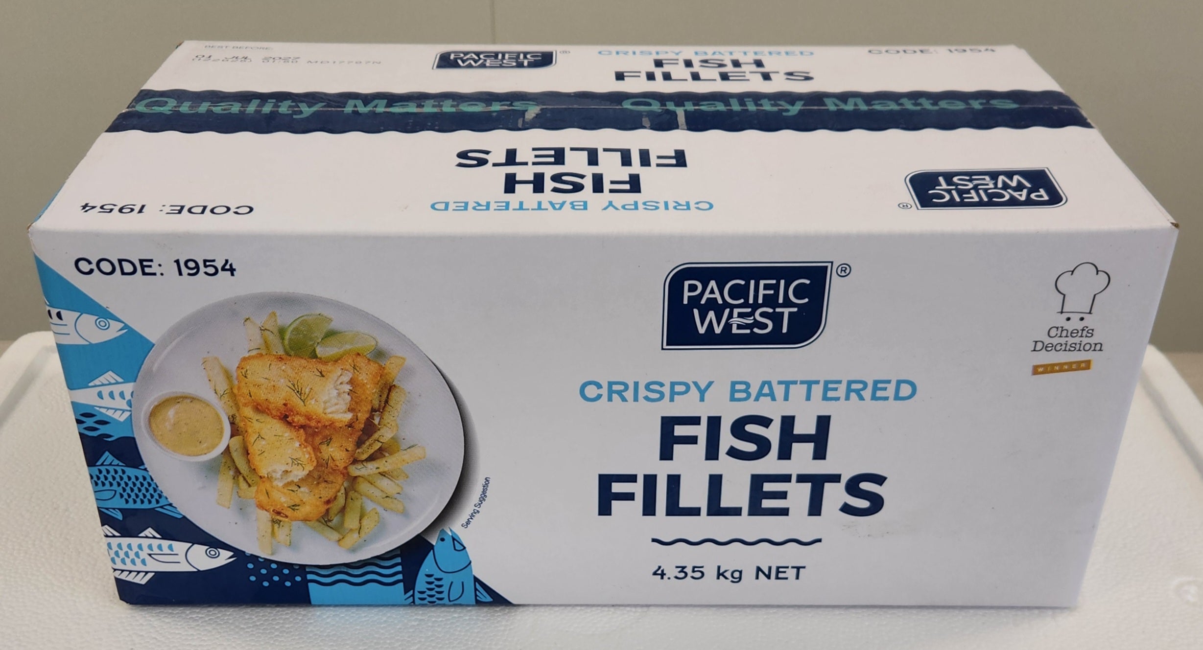 Crispy Battered Fish Fillets 4.35kg – Better Choice Fisheries