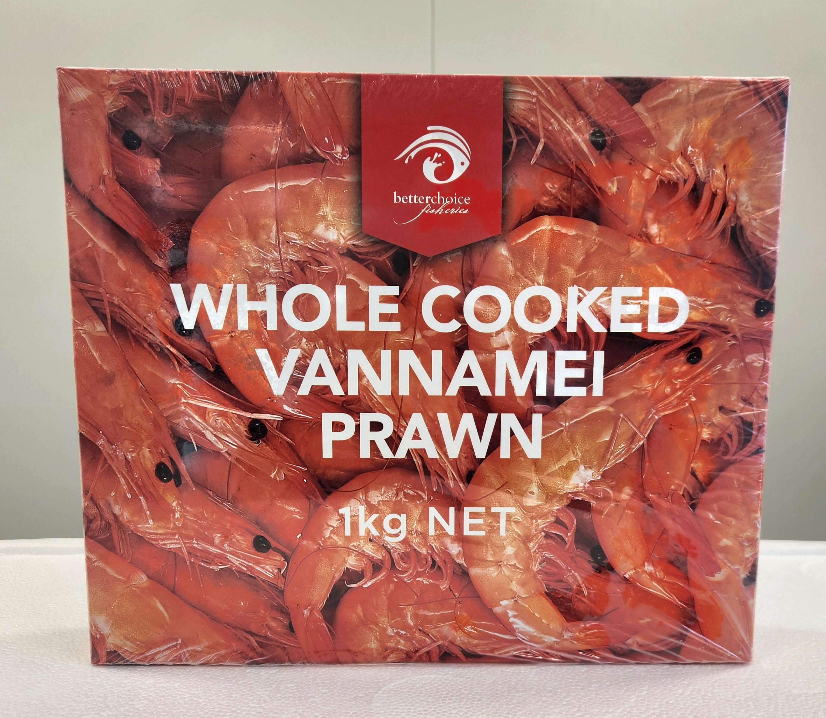 Whole Cooked Vannamei S 1kg – Better Choice Fisheries